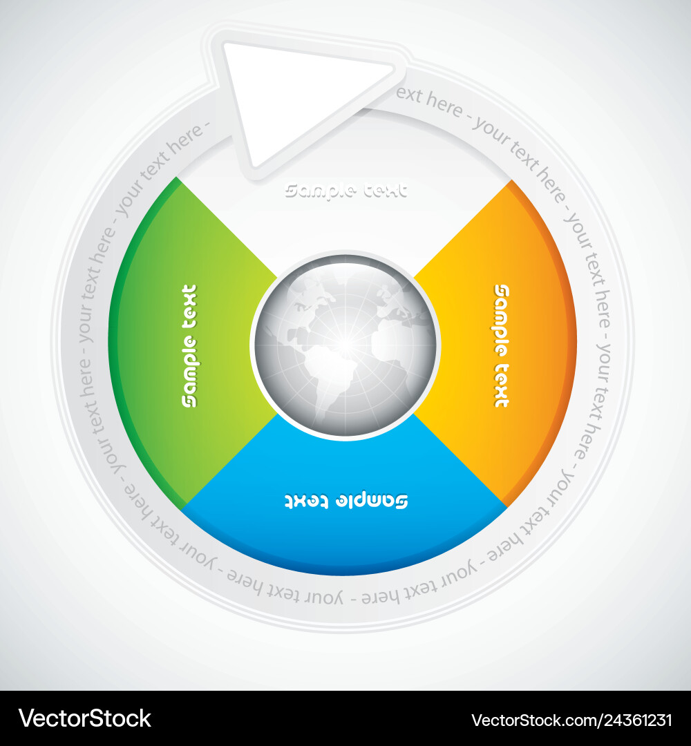 Presentation template Royalty Free Vector Image
