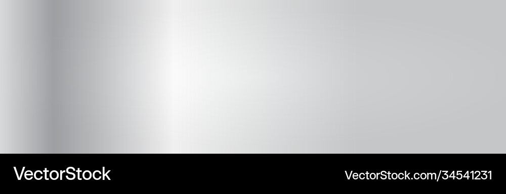 Texture panorama silver metal with reflection Vector Image