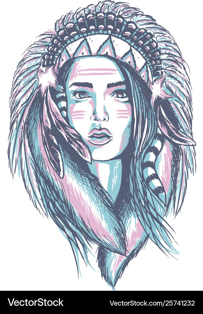 Apache Indian Girl Drawings