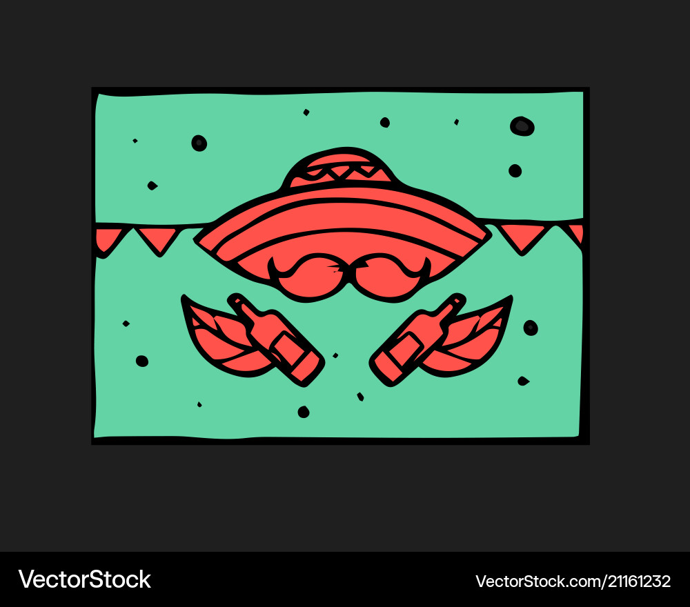 Fiesta icon Royalty Free Vector Image - VectorStock
