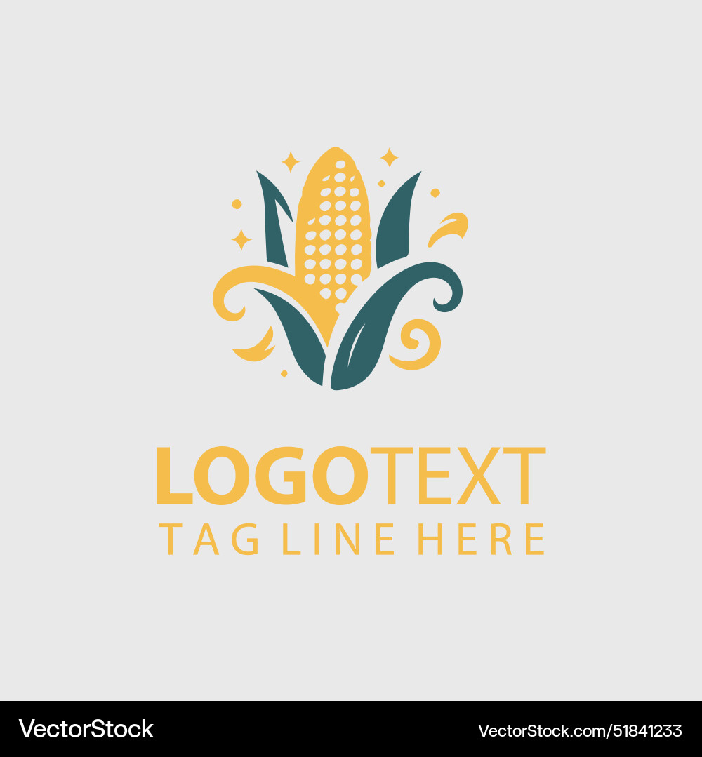 Corn logo Royalty Free Vector Image - VectorStock