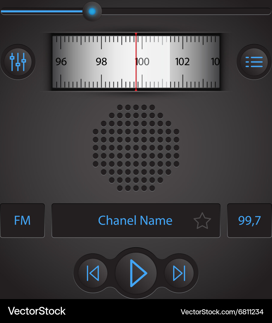 Radio Royalty Free Vector Image - VectorStock