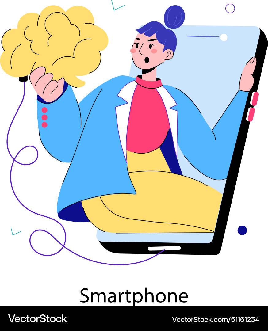 Smartphone Royalty Free Vector Image - VectorStock