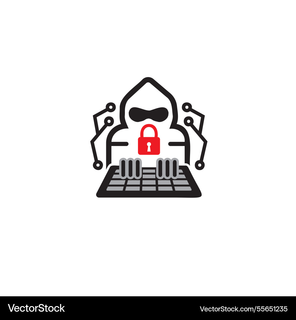 Cyber security logo Royalty Free Vector Image - VectorStock