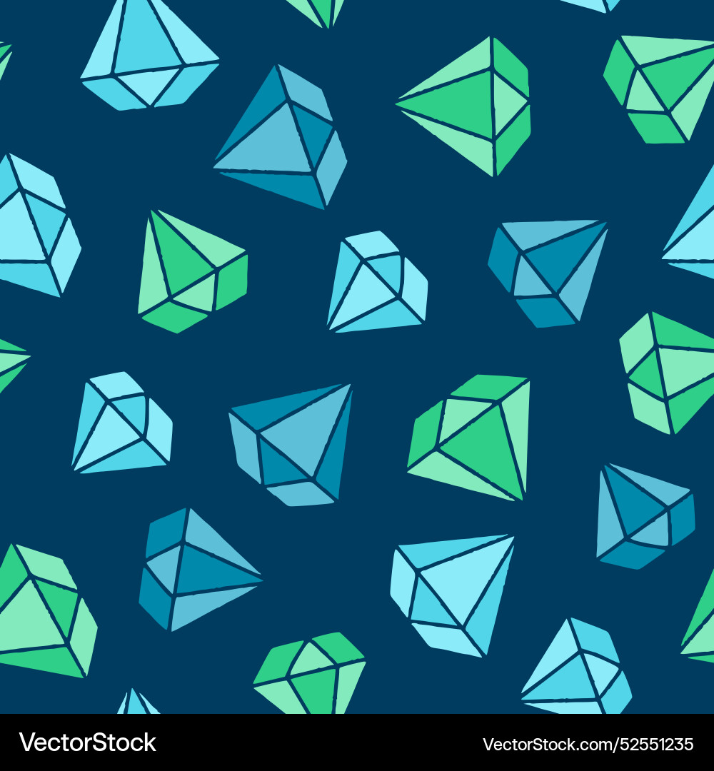 Diamond seamless pattern for print wallpaper Vector Image