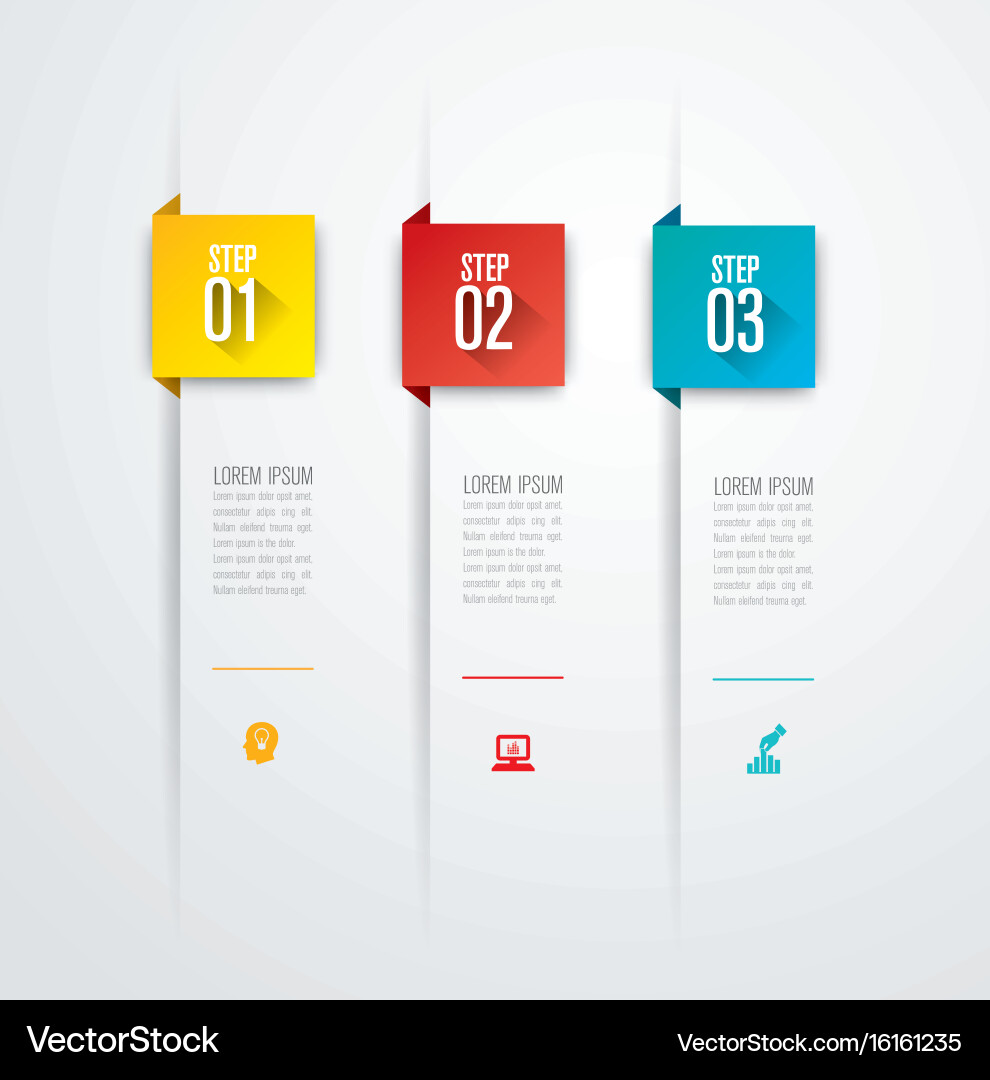 Infographic Options Template Royalty Free Vector Image