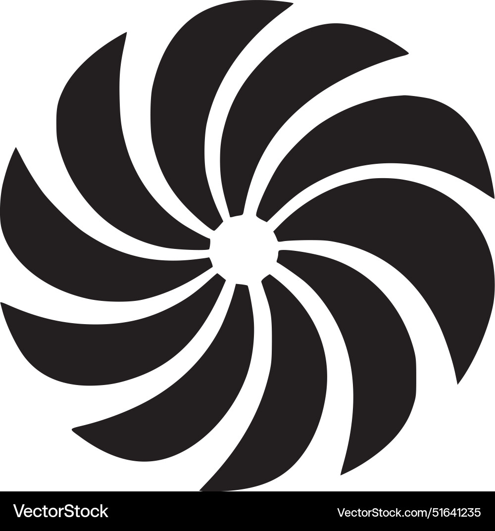 Wind spinner - high quality logo ideal Royalty Free Vector