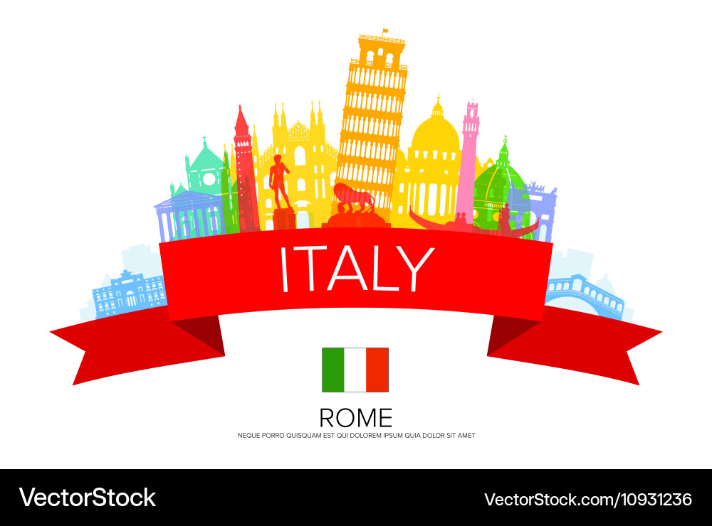 Italy Royalty Free Vector Image - VectorStock
