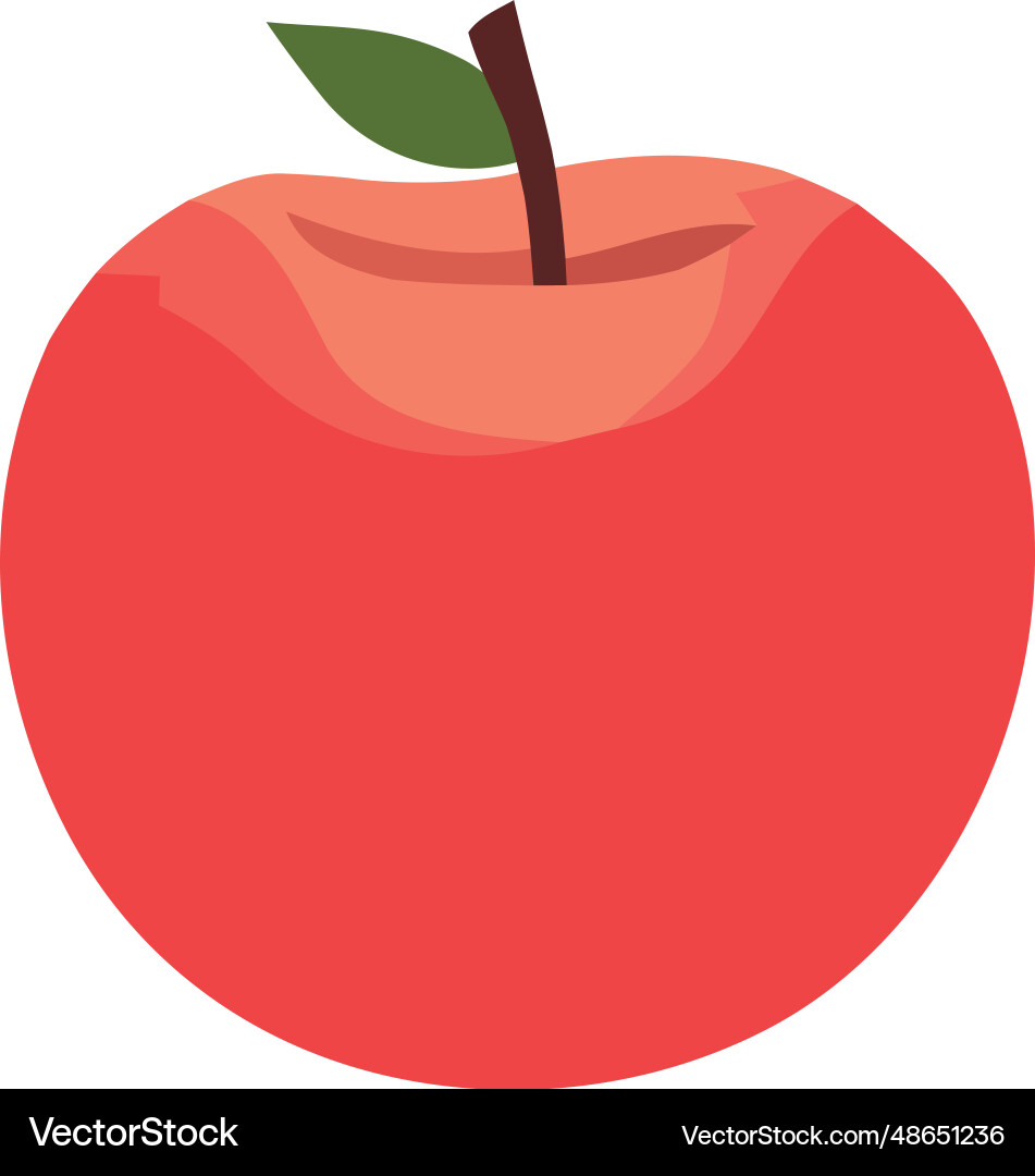 Juicy apple design Royalty Free Vector Image - VectorStock