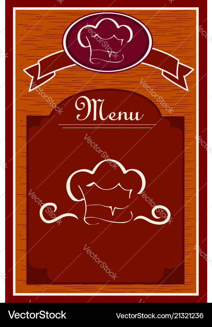 Restaurant menu Royalty Free Vector Image - VectorStock