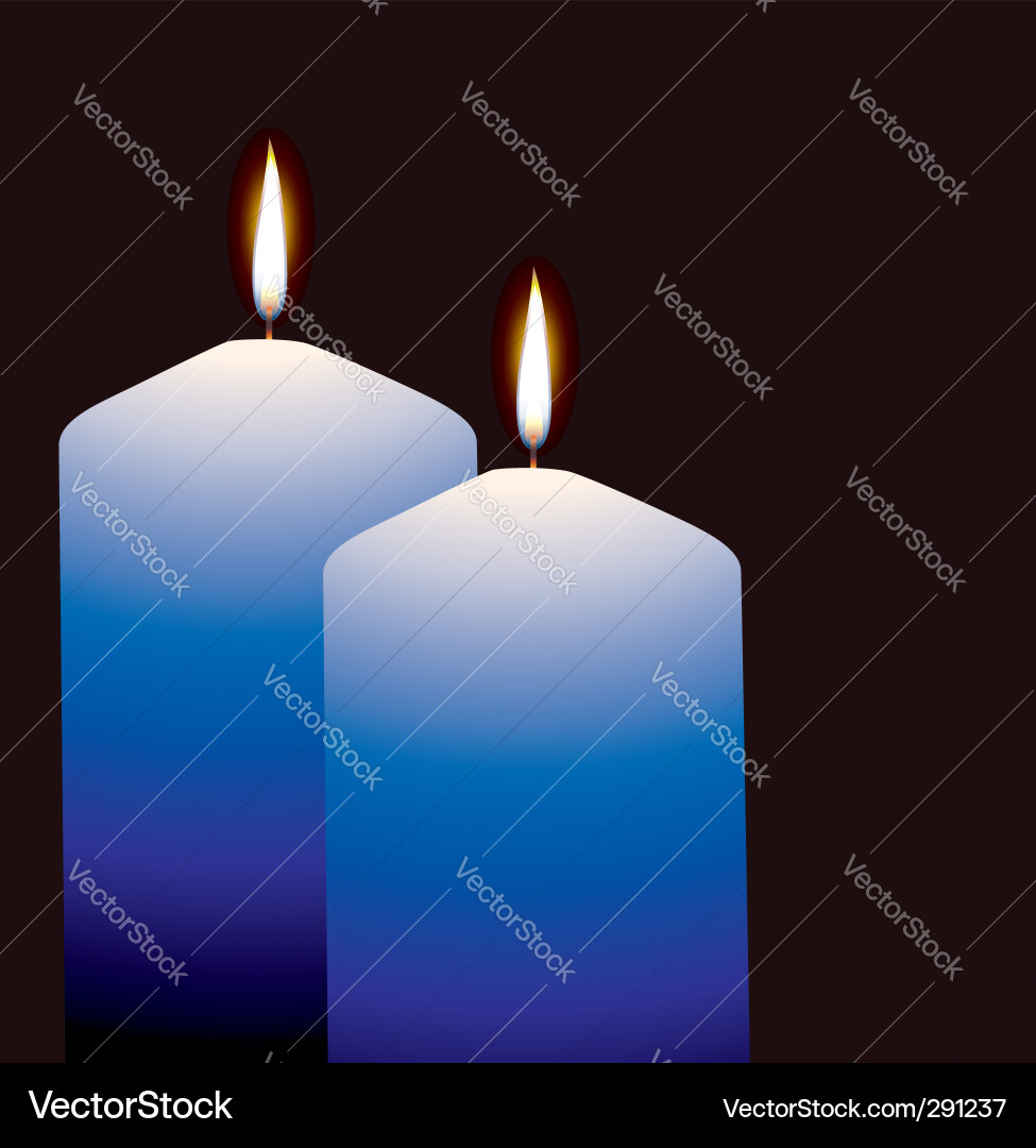 Candles Royalty Free Vector Image - VectorStock