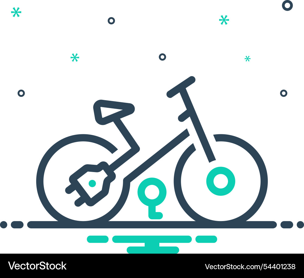 Electric bike Royalty Free Vector Image - VectorStock Electric bike Royalty Free Vector Image - VectorStock