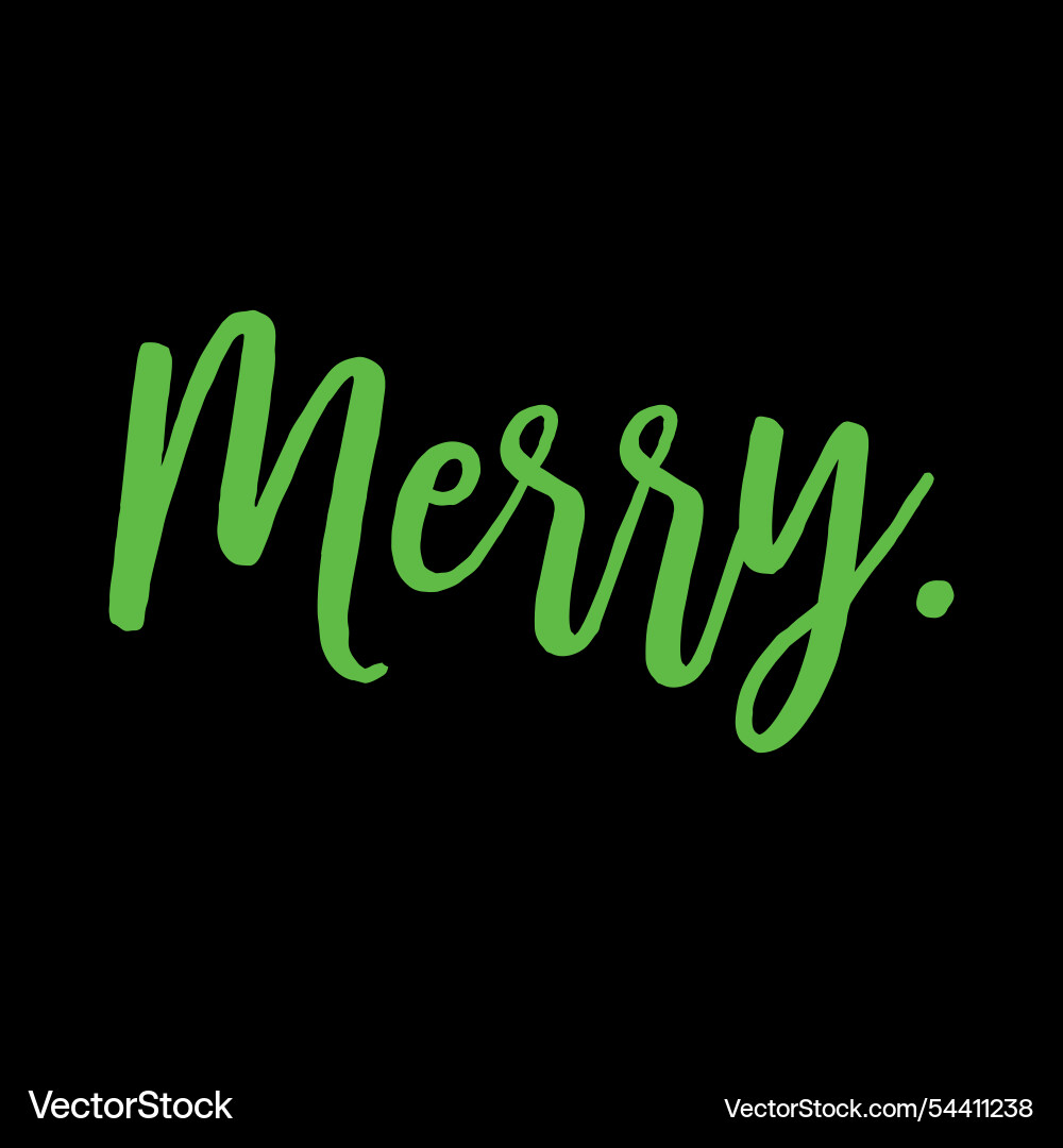 Merry svg Royalty Free Vector Image - VectorStock
