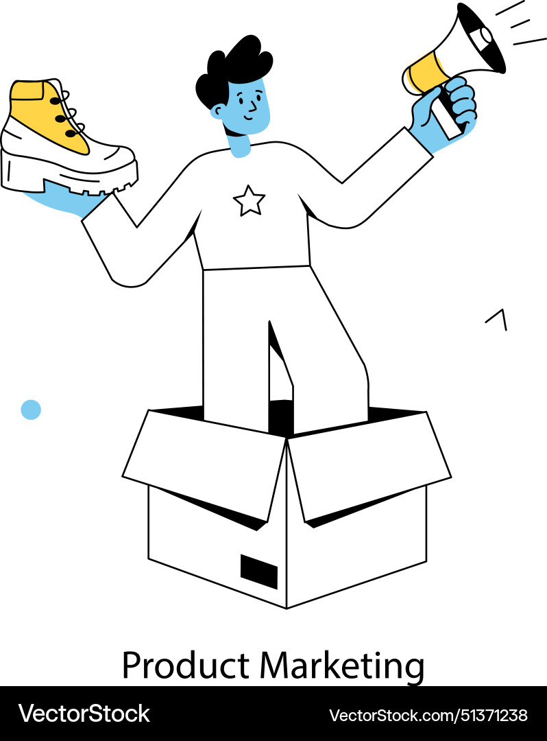 Product marketing Royalty Free Vector Image - VectorStock