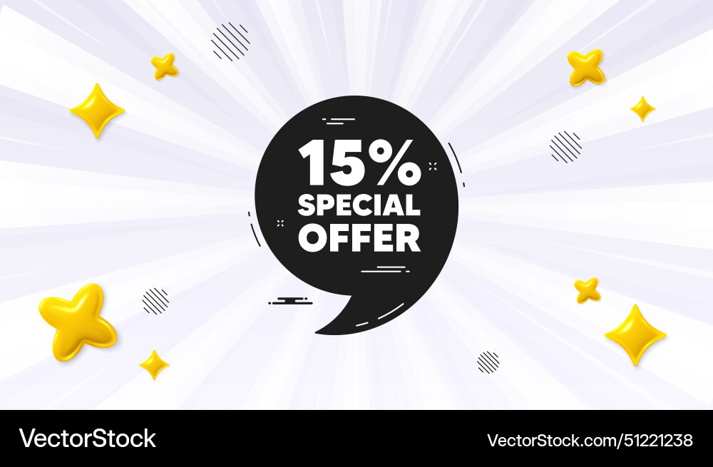 Special offer qoute banner discount sticker Vector Image