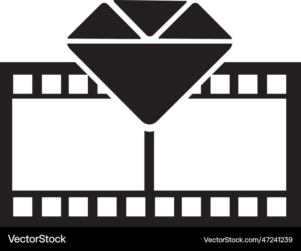 Film Reel Logo Royalty Free Vector Image - VectorStock