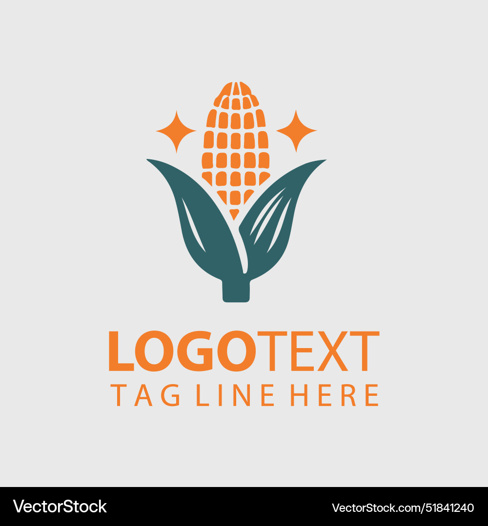 Corn logo Royalty Free Vector Image - VectorStock
