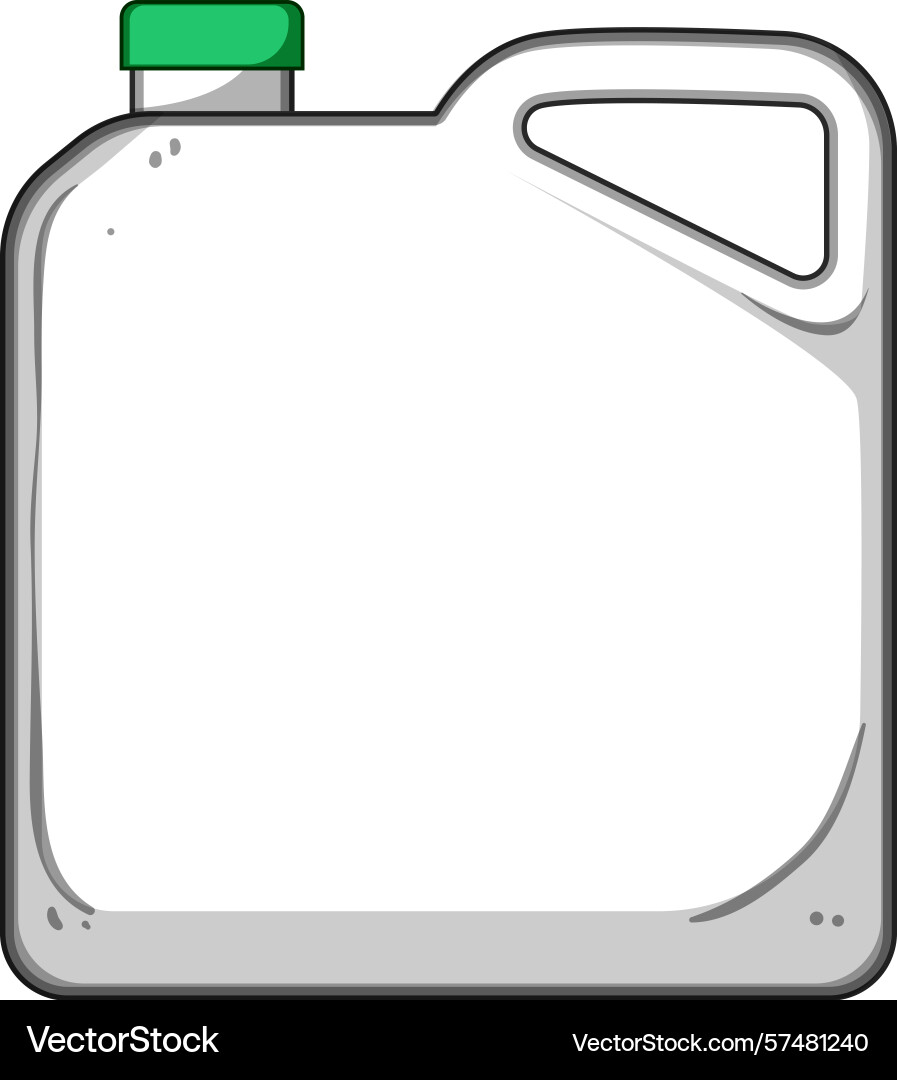 Reusable canister plastic cartoon – Royalty-Free Vector | VectorStock