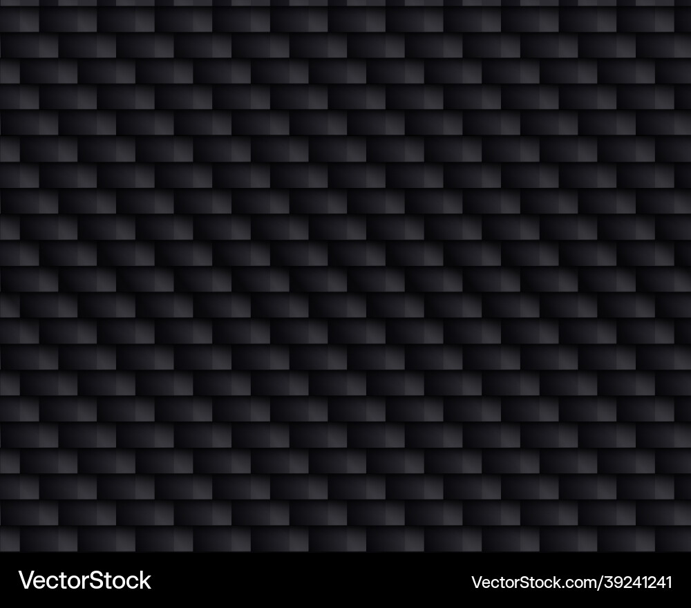 Black carbon fiber texture Royalty Free Vector Image