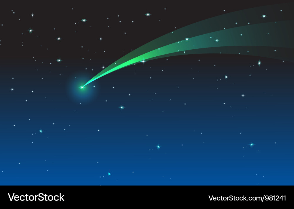 Comet Royalty Free Vector Image - VectorStock