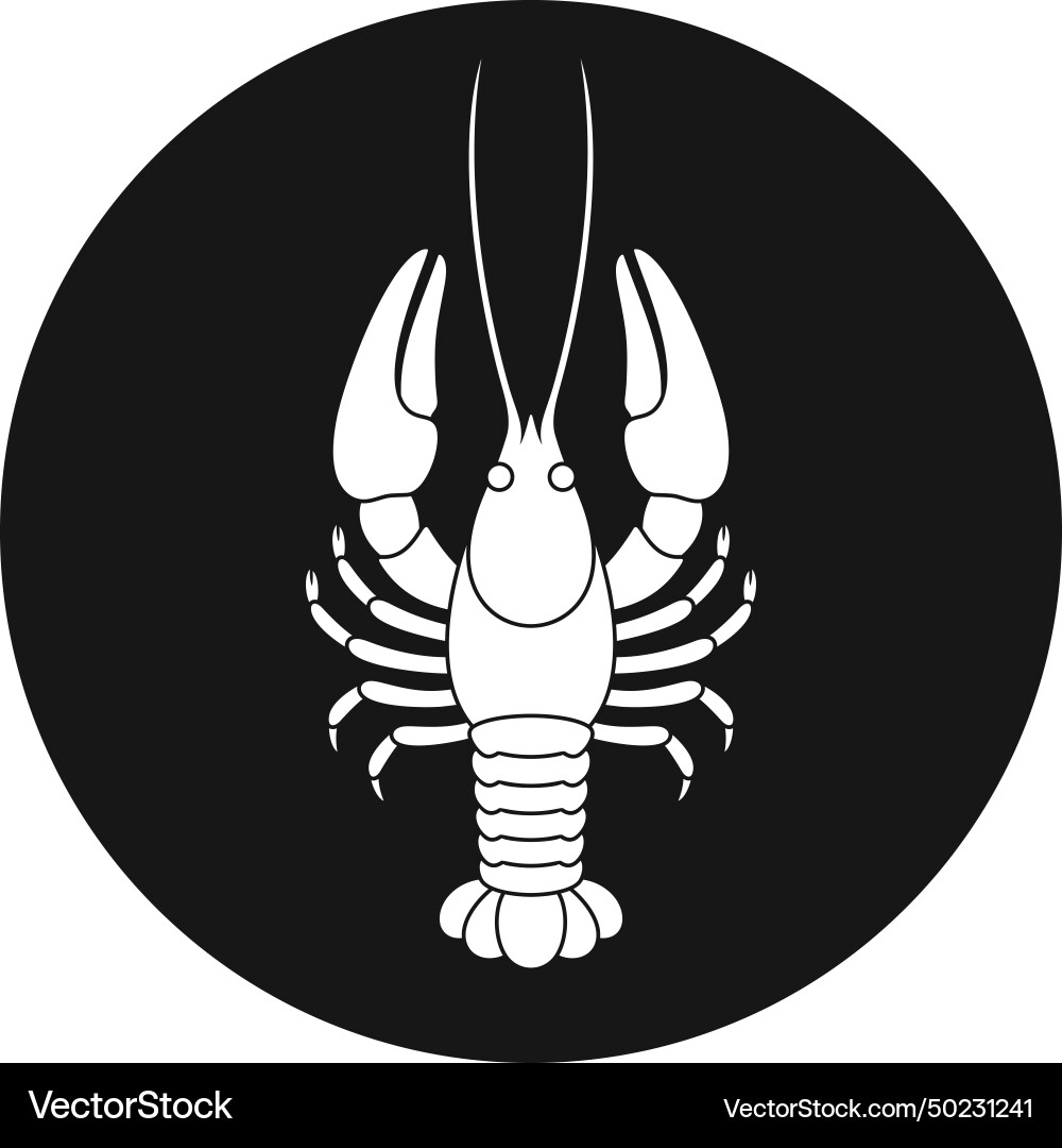 Crayfish Royalty Free Vector Image - VectorStock