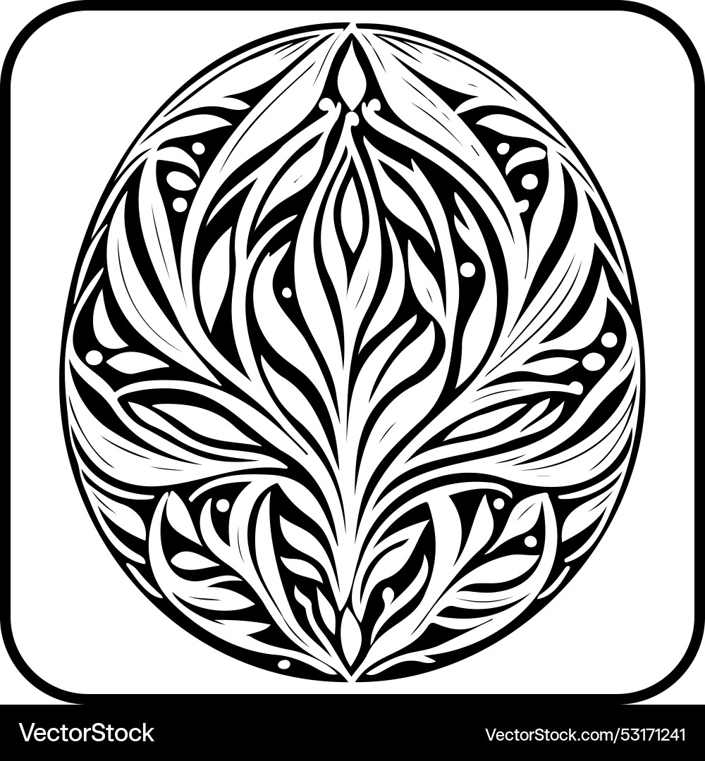 Laser engraving patterns ornament decoration Vector Image
