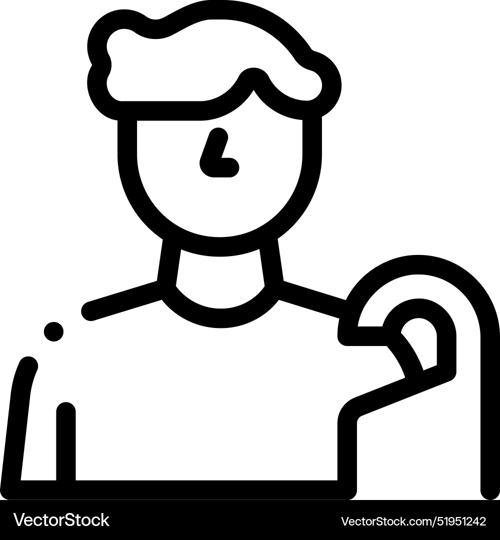 Check in icon thin linear style design isolated Vector Image