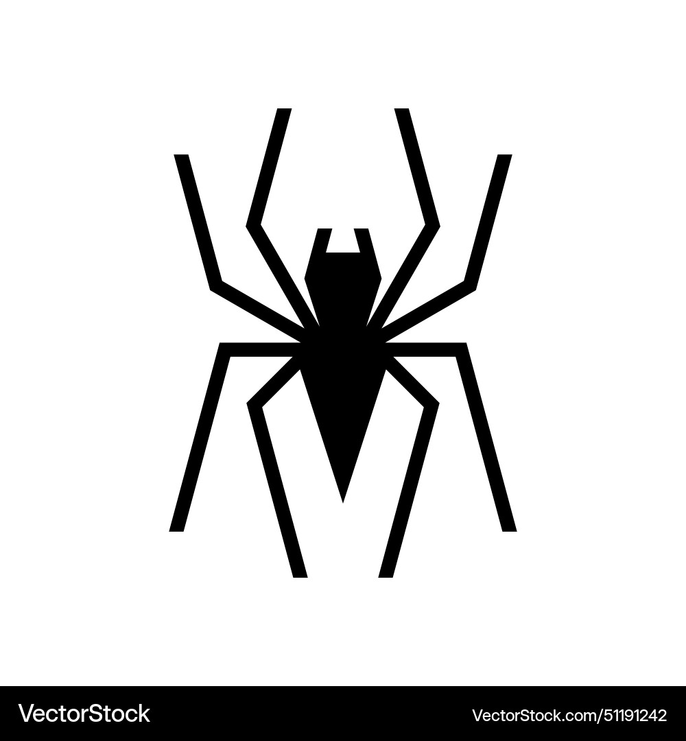 Spider logo Royalty Free Vector Image - VectorStock