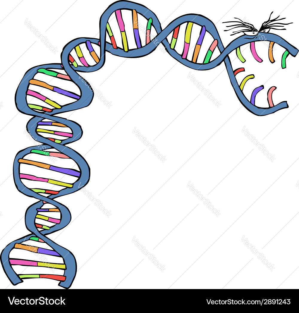 Evil dna Royalty Free Vector Image - VectorStock