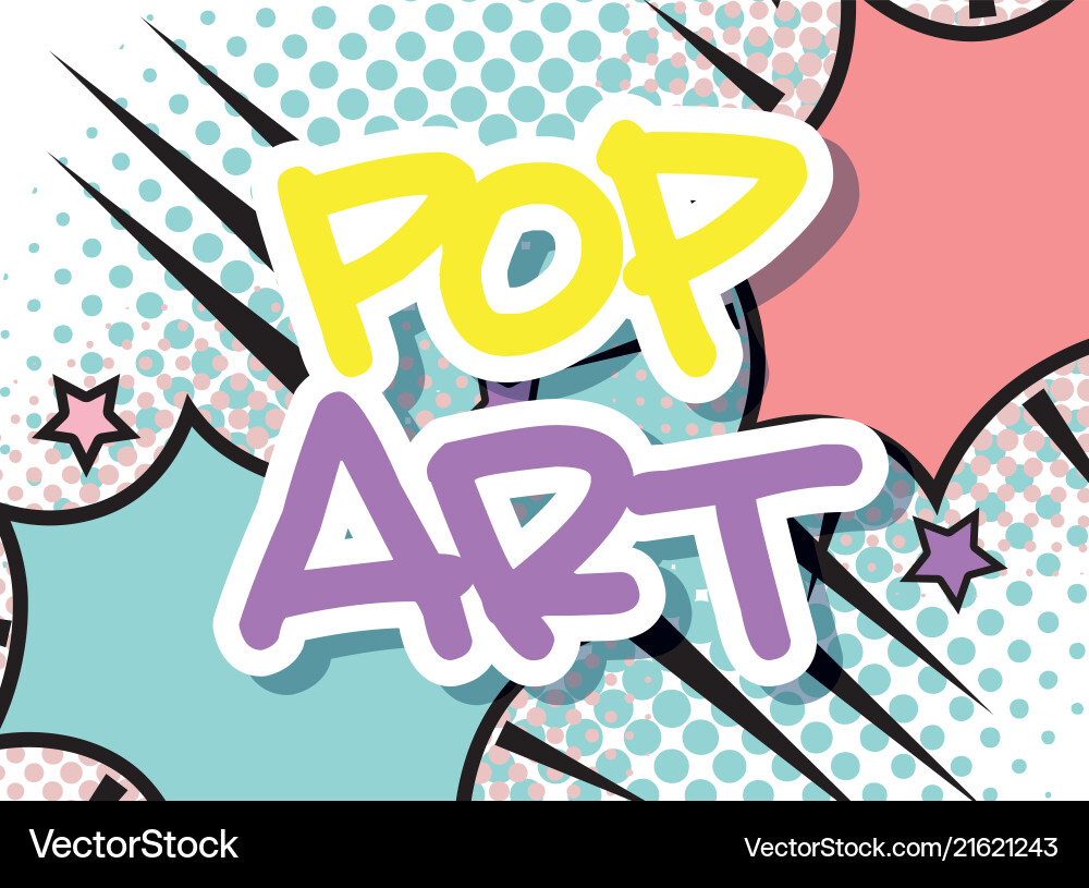 Pop art bubble Royalty Free Vector Image - VectorStock