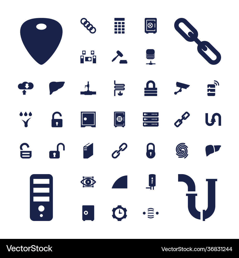System icons Royalty Free Vector Image - VectorStock