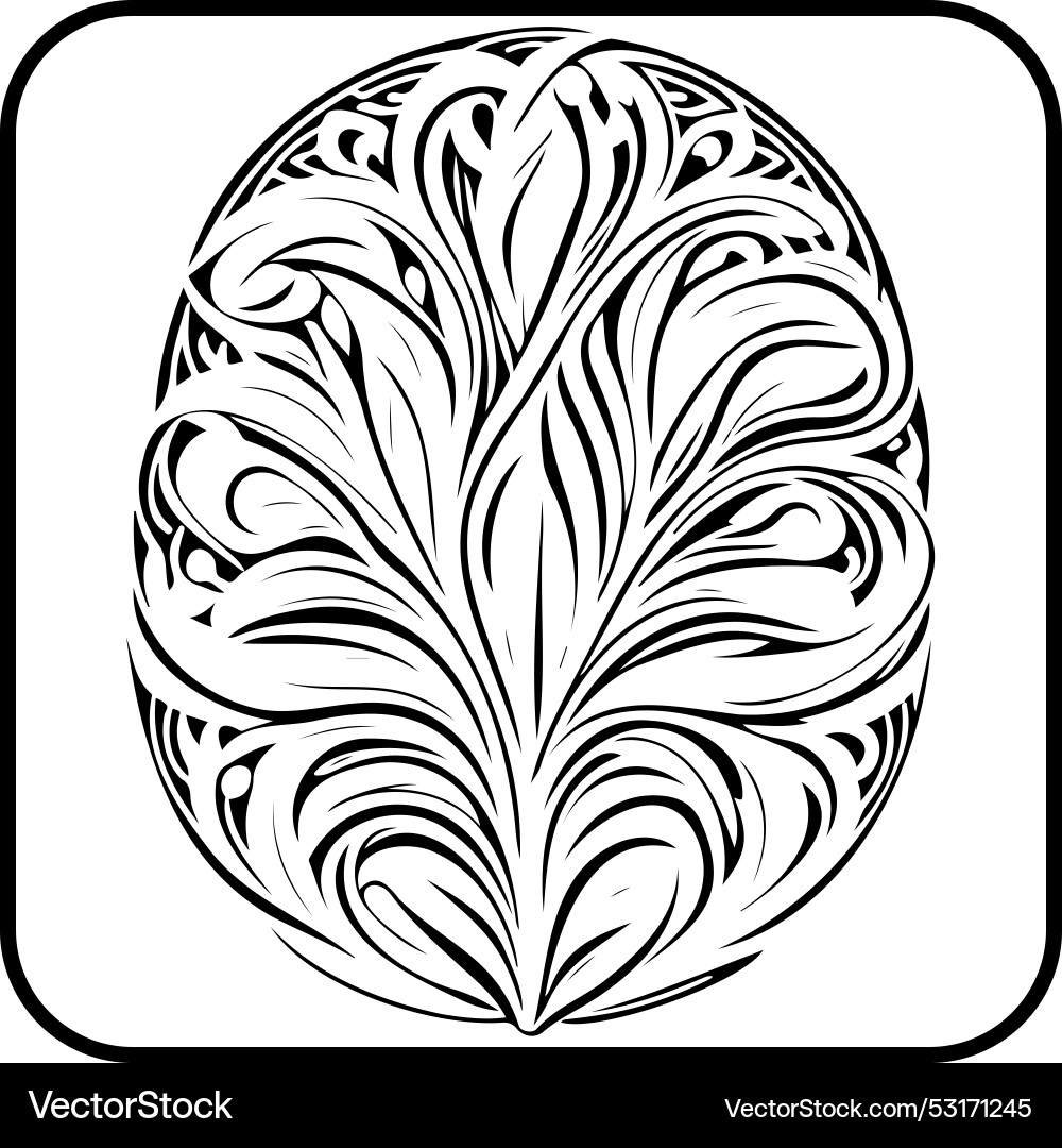 Laser engraving patterns ornament decoration Vector Image