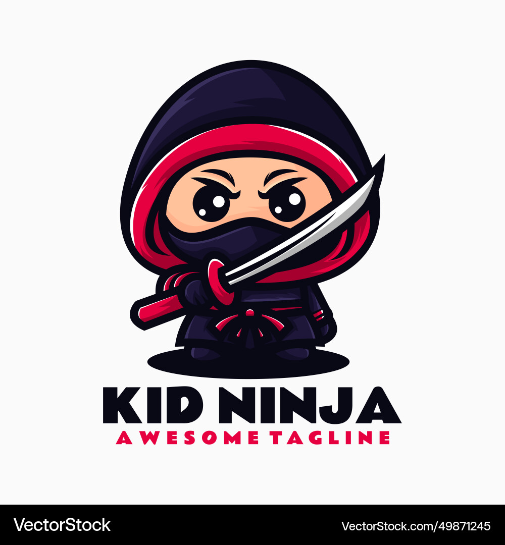 Ninja Mascot Logo Template Vector Images (over 1,300)