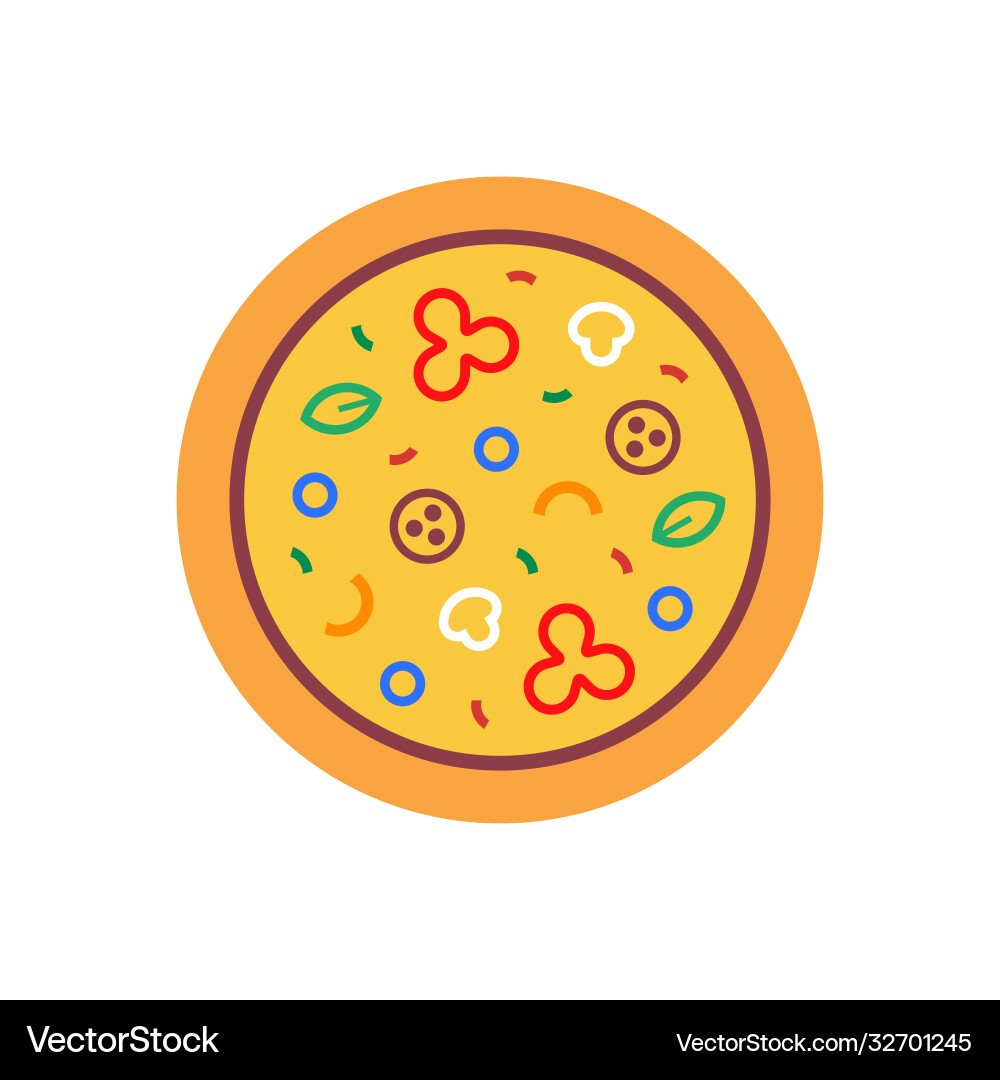 Pizza logo Royalty Free Vector Image - VectorStock