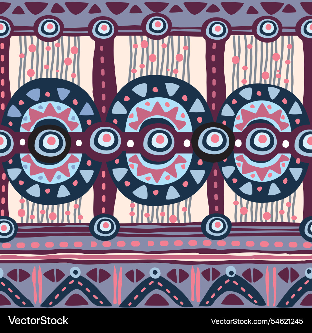 Seamless pattern tribal texture ethnic background Vector Image
