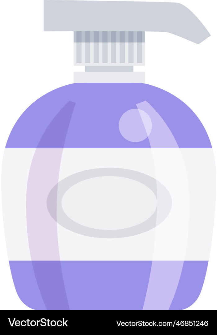 Flat soap bottle Royalty Free Vector Image - VectorStock
