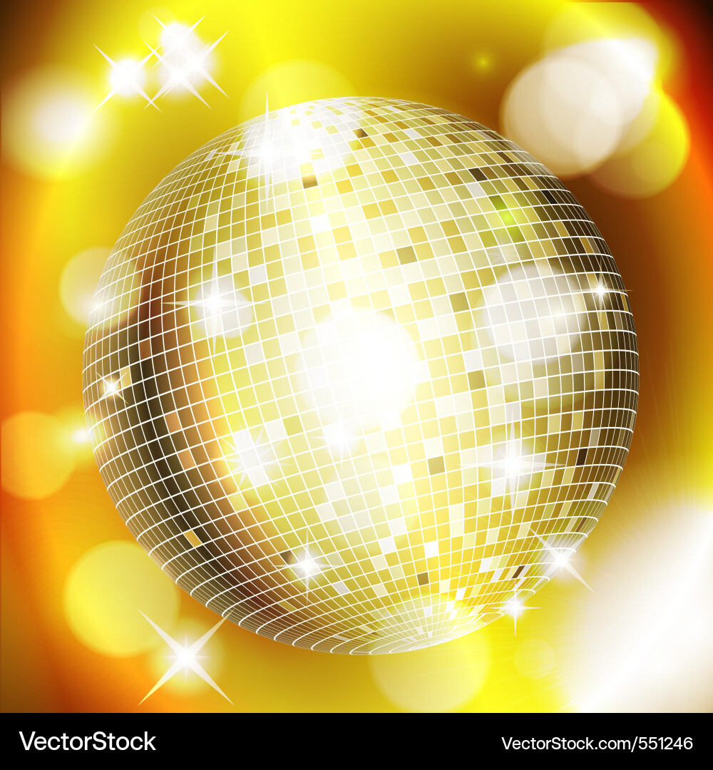 Golden Disco Background Royalty Free Vector Image Golden Disco Background Royalty Free Vector Image