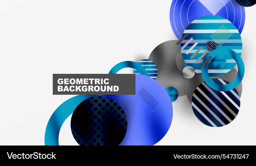 Abstract background - layered geometric shapes Vector Image