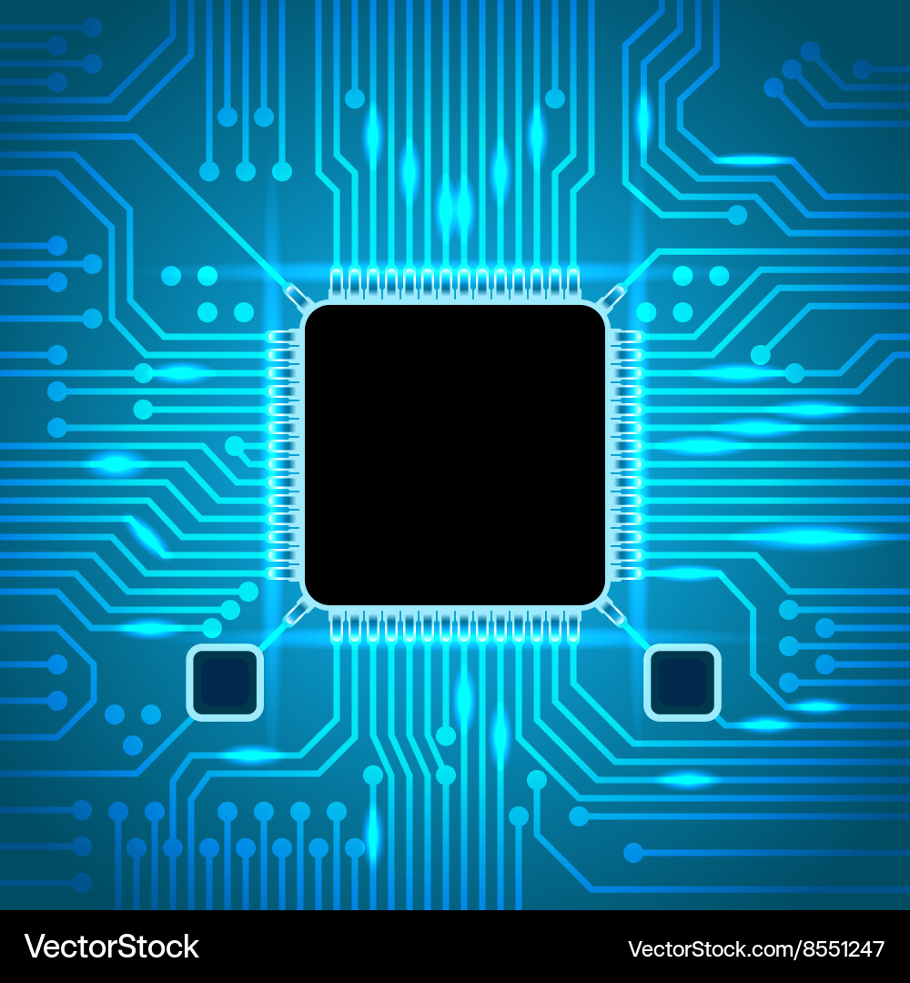 Abstract Circuit Board Background Royalty Free Vector Image