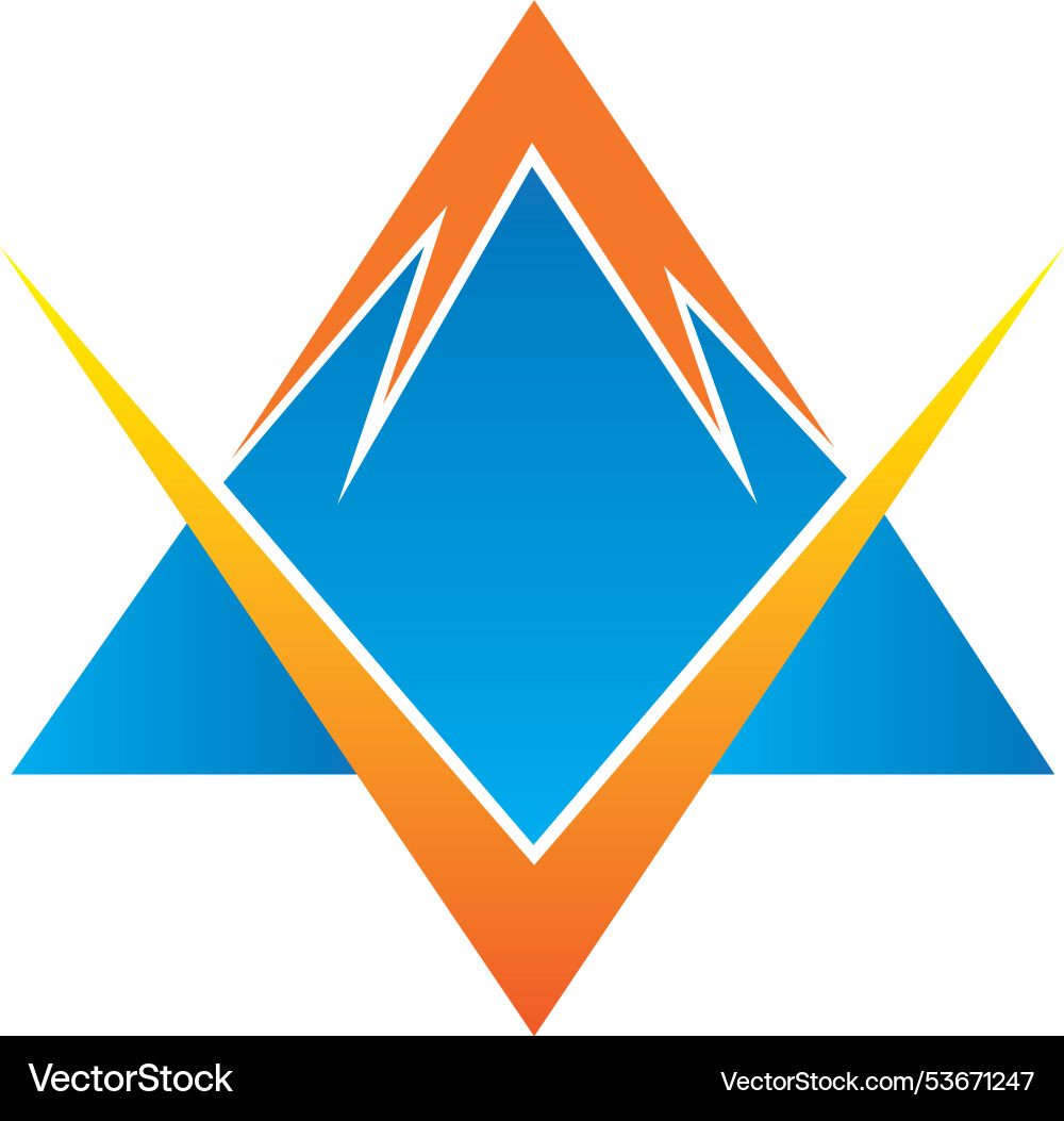 Home market logoabstract building logo pro Vector Image