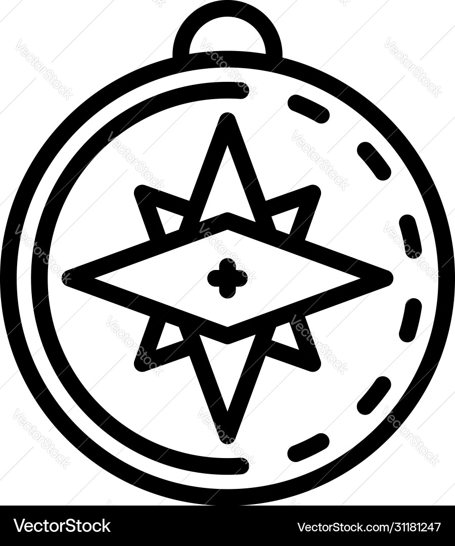 Compass Rose Outline