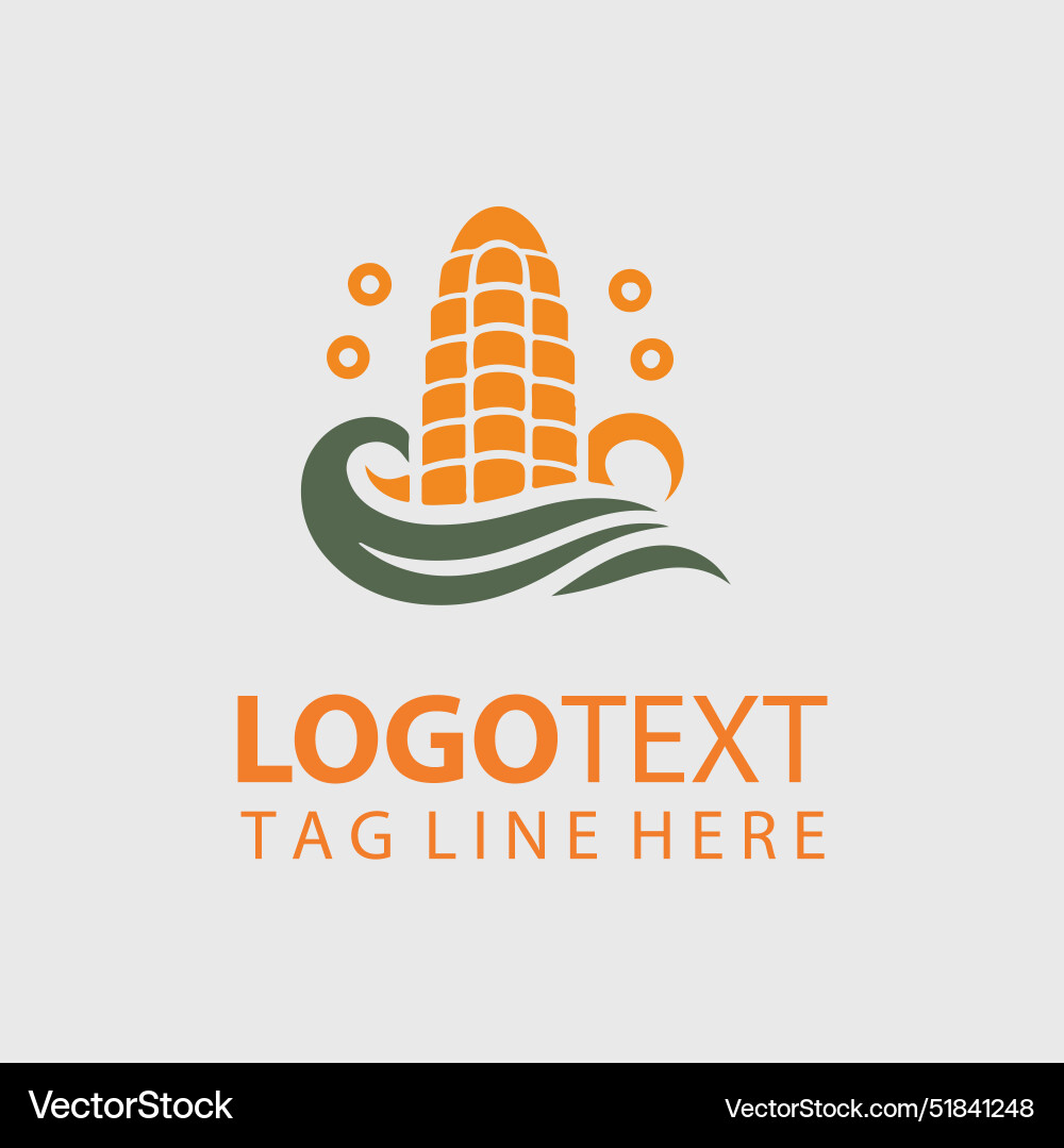 Corn logo Royalty Free Vector Image - VectorStock