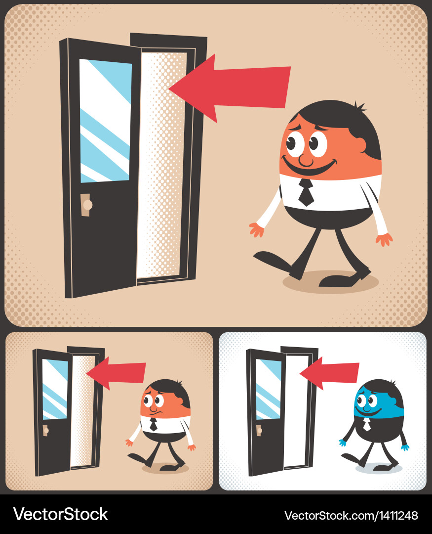 Entrance Royalty Free Vector Image - VectorStock