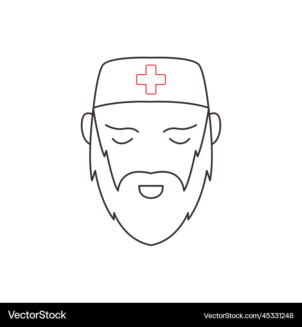 Old nurse icon logo Royalty Free Vector Image - VectorStock