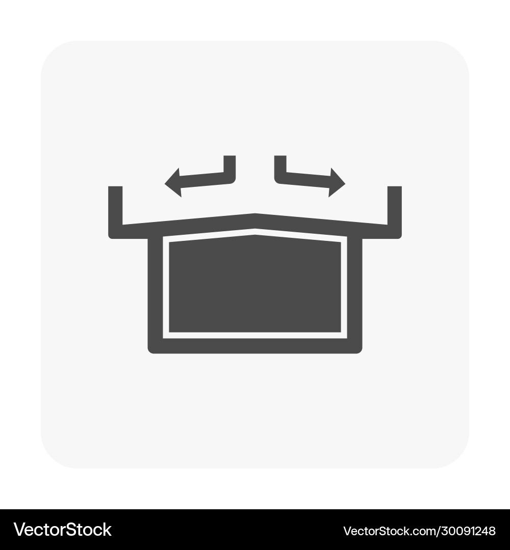 Roof deck icon Royalty Free Vector Image - VectorStock