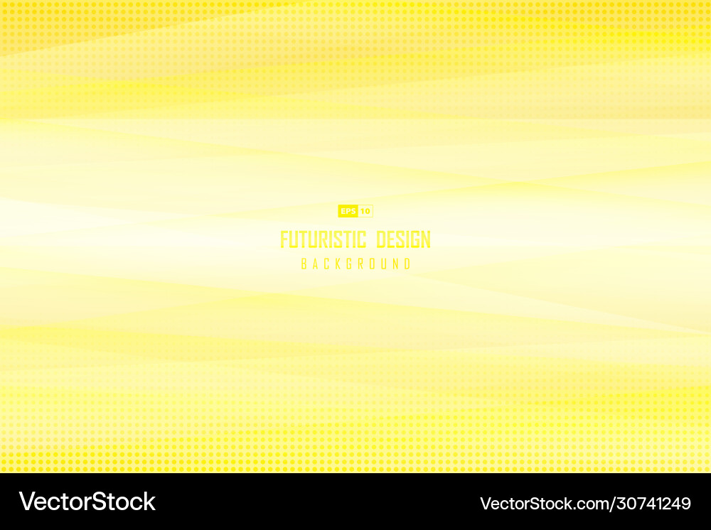 Abstract gradient yellow template tech Royalty Free Vector
