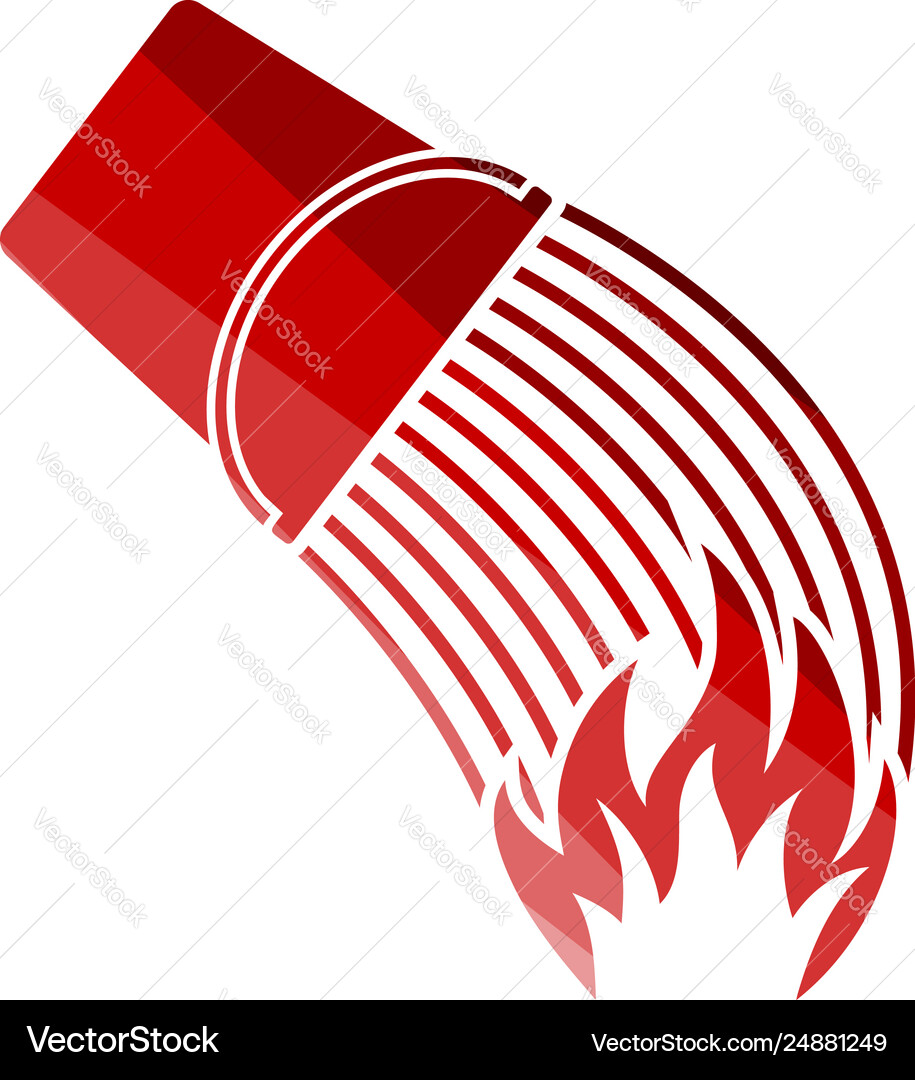 Fire bucket icon Royalty Free Vector Image - VectorStock