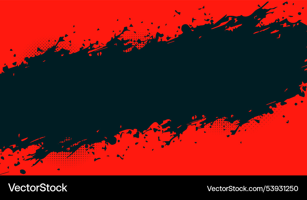 Abstract red distressed grunge background Vector Image