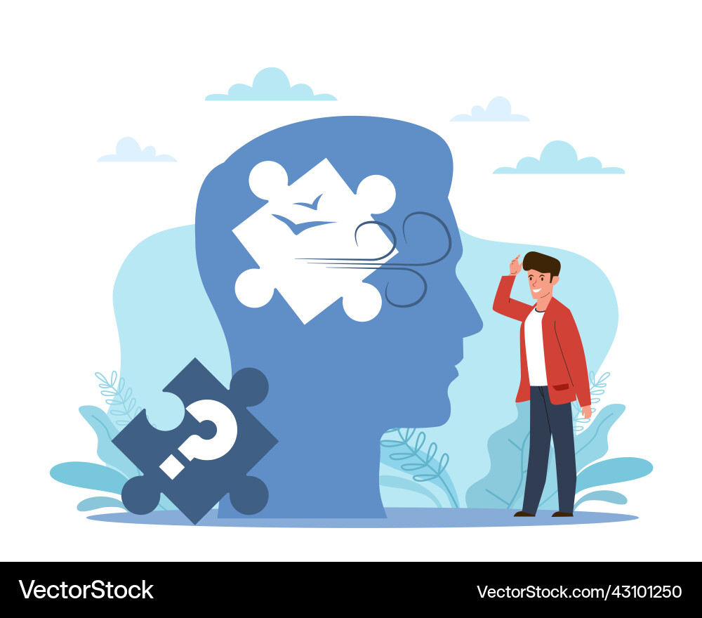 Memory Loss & Cognitive Decline Royalty Free Vector