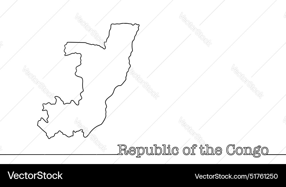 Republic of the congo Royalty Free Vector Image